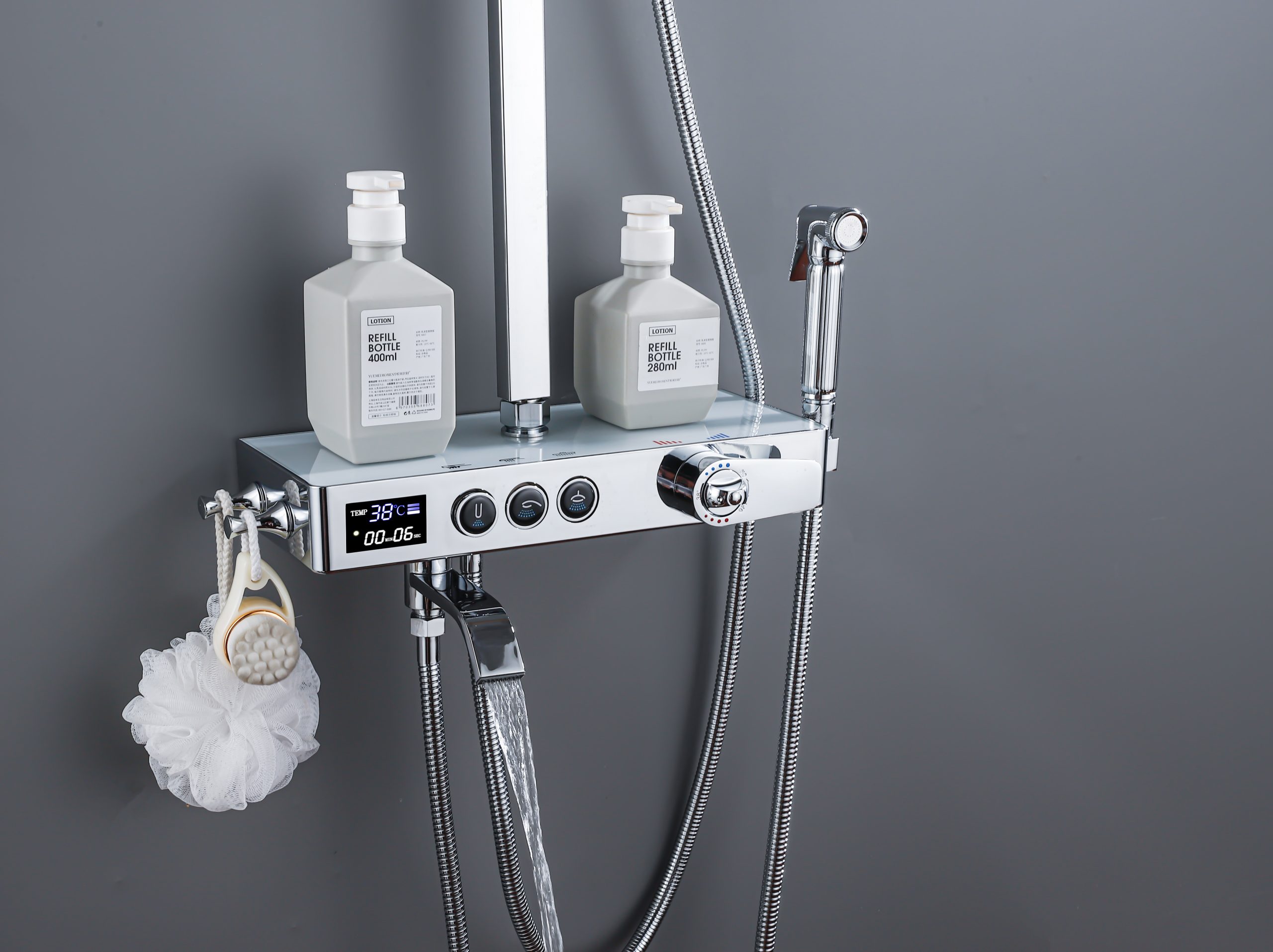 EVOLVE - Smart Control Thermostatic Shower Chrome Digital Display ...