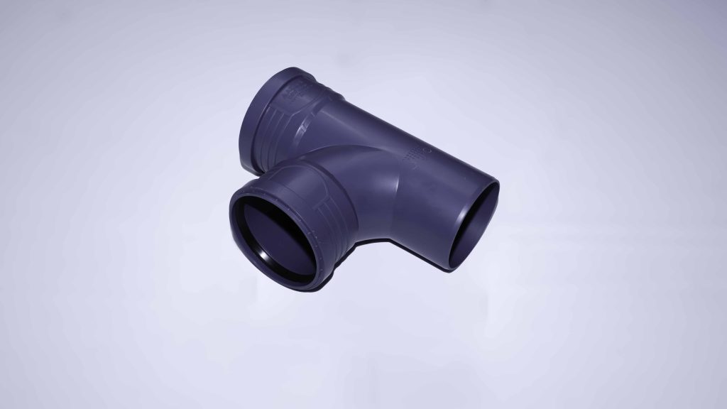 Evolve Ring Seal Drainpro Acoustic Pipe Double Socket Swept Tee – Blue ...